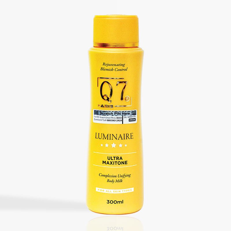 Q7 Paris Luminaire Ultra Maxitone Complexion Unifying Body Milk – 300m